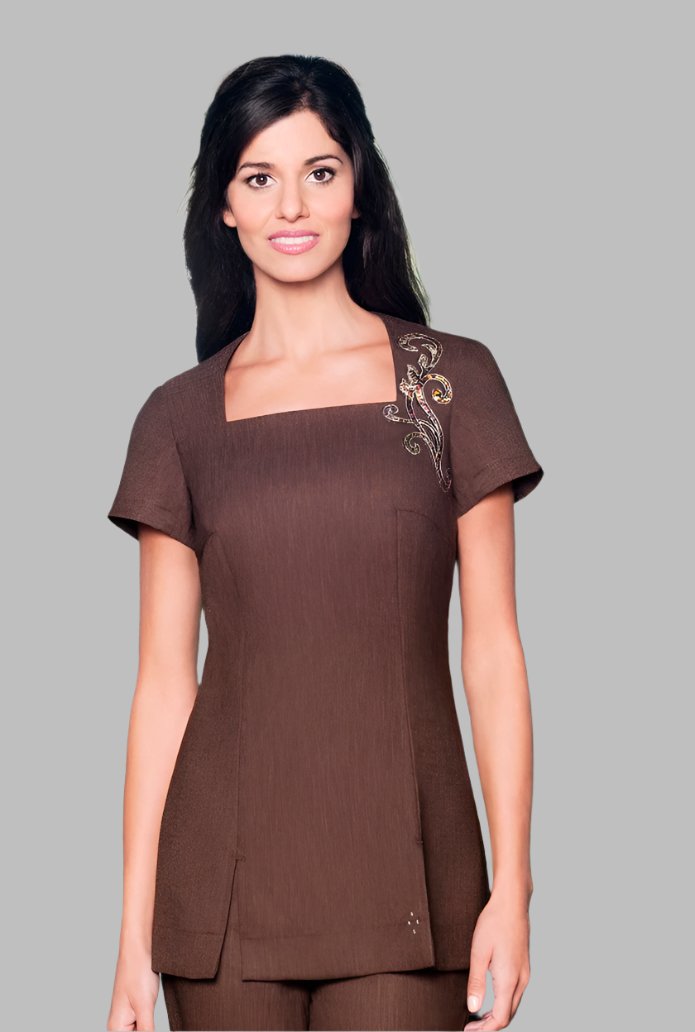 Diamond Designs (IE) – Ava Spa Tunic By Diamond Designs | Beauty Uniforms Ireland